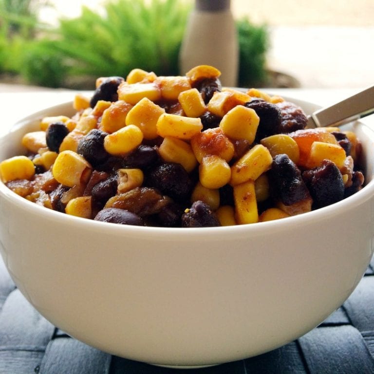Simple Southwest Bean Salsa (Vegan + Gluten-Free + Low-Fat)