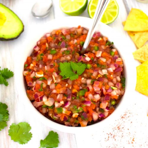 Simple Homemade Salsa (Vegan + Keto + Paleo)